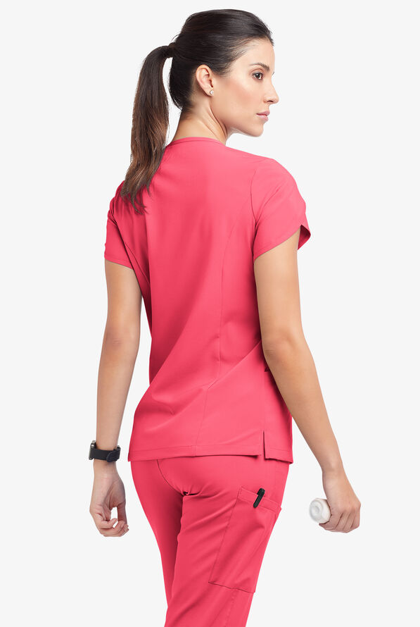 Easy STRETCH by Butter-Soft Daisy Women's 4-Pocket V-Neck Scrub Top ...