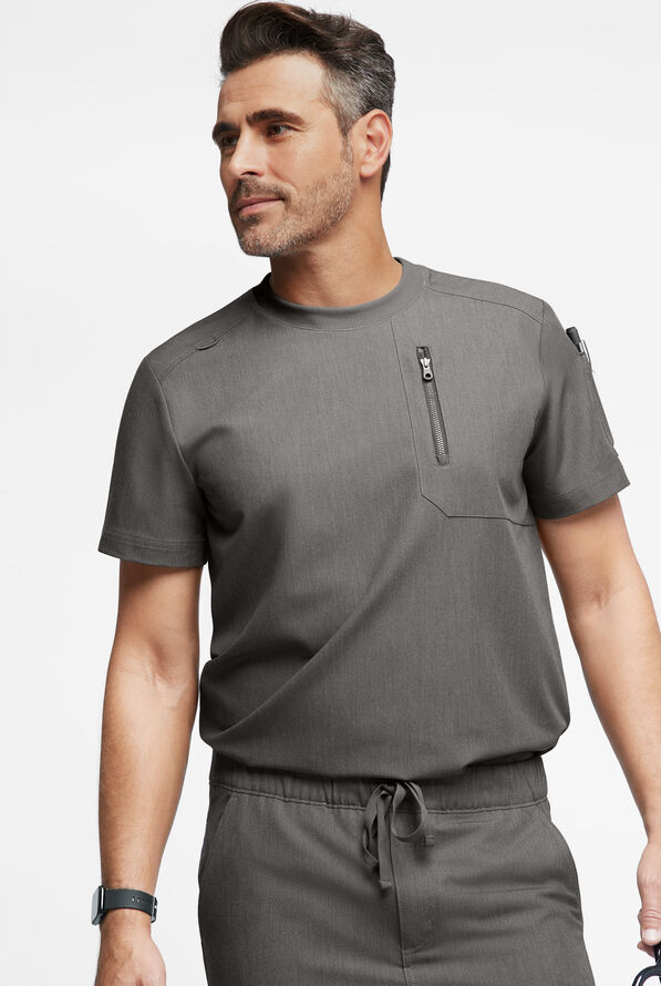 MOVEMENT by Butter-Soft Titan Men's 3-Pocket Crew Neck Scrub Top ...