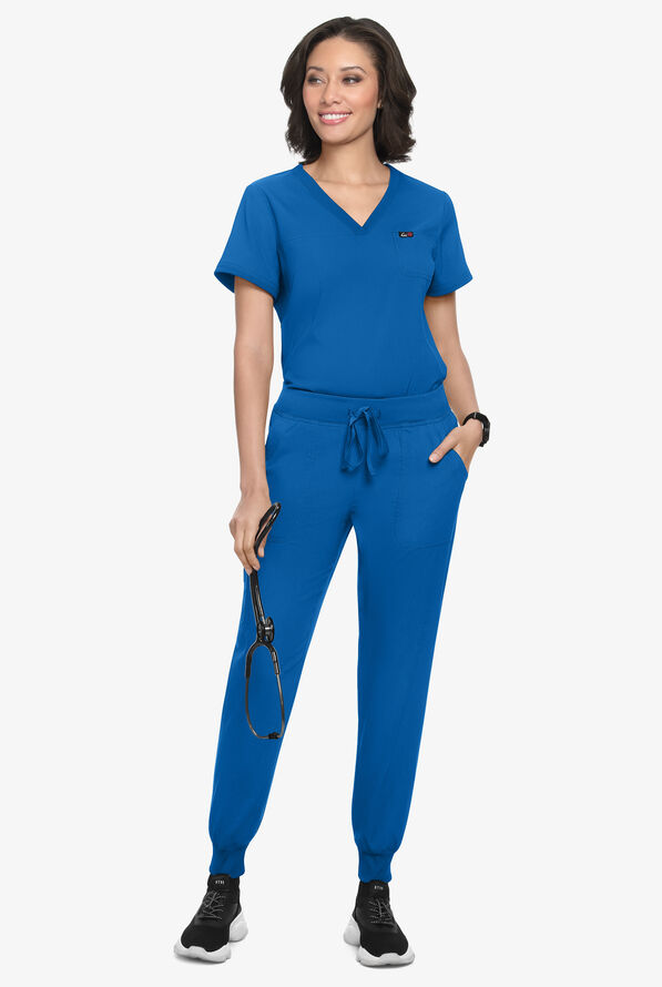 Koi Lite Scrubs Vivacious V-Neck Tuck-In Scrub Top, Nursing Scrubs
