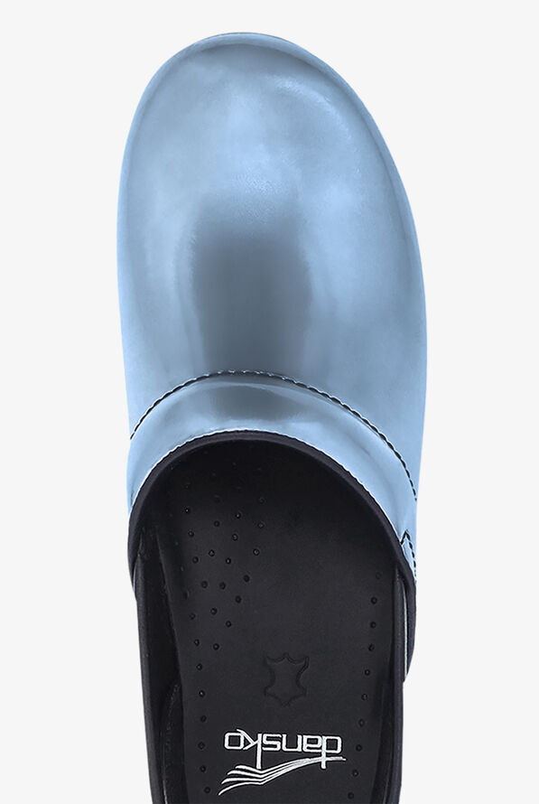 Dansko Women's Professional Sky Chrome Metallic Nursing Clogs