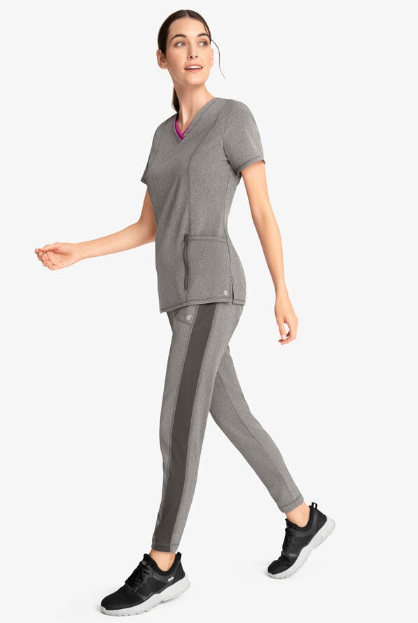 Cherokee Infinity 4-Pocket STRETCH Rib-Knit Back Top, Nursing Tops