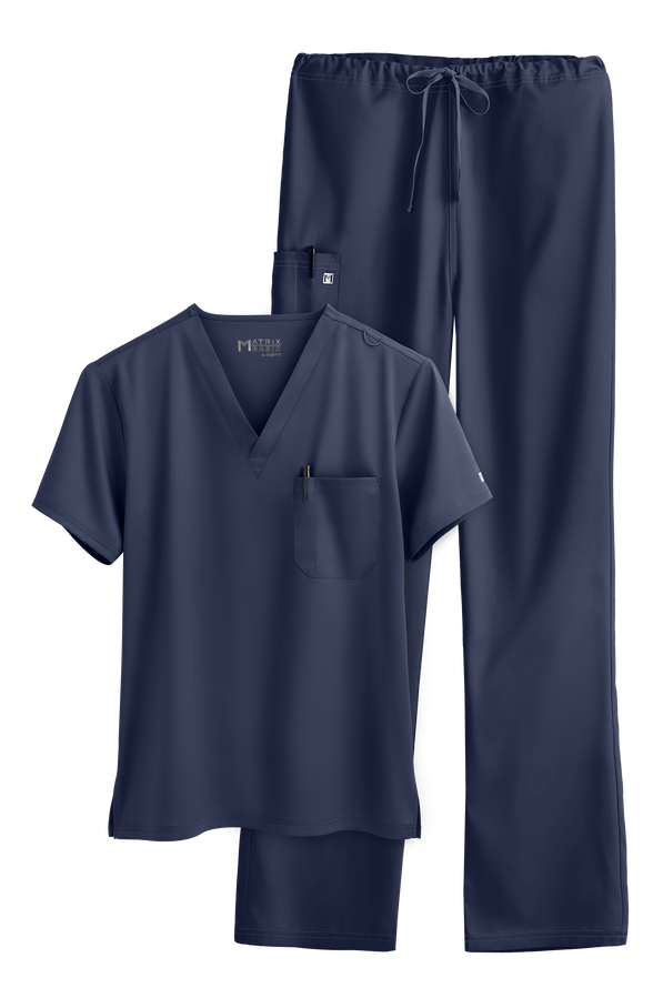 Maevn Matrix Basic Unisex Scrub Set, Unisex Stretch Scrubs