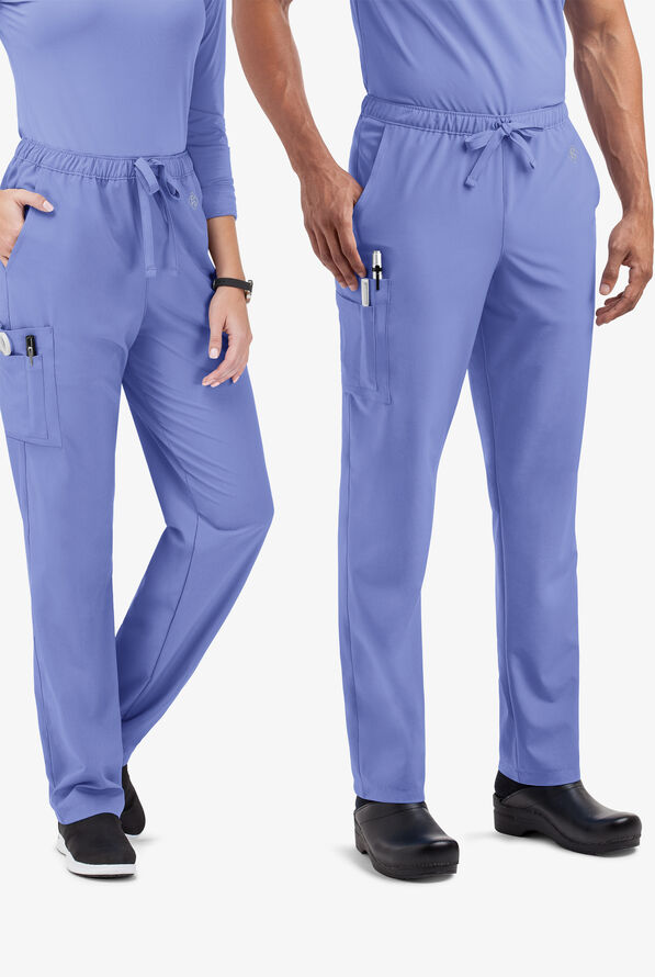 Easy Stretch Morgan Unisex Drawstring Scrub Pants, Elastic Scrub Pants