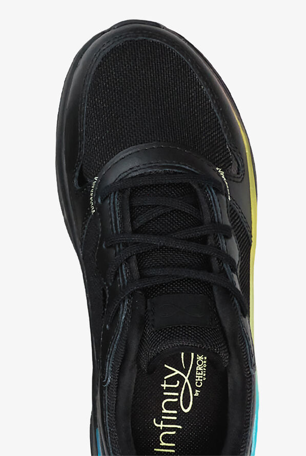 Cherokee Infinity Spectral Streak Saga Lace Up Sneaker, Nursing Shoes