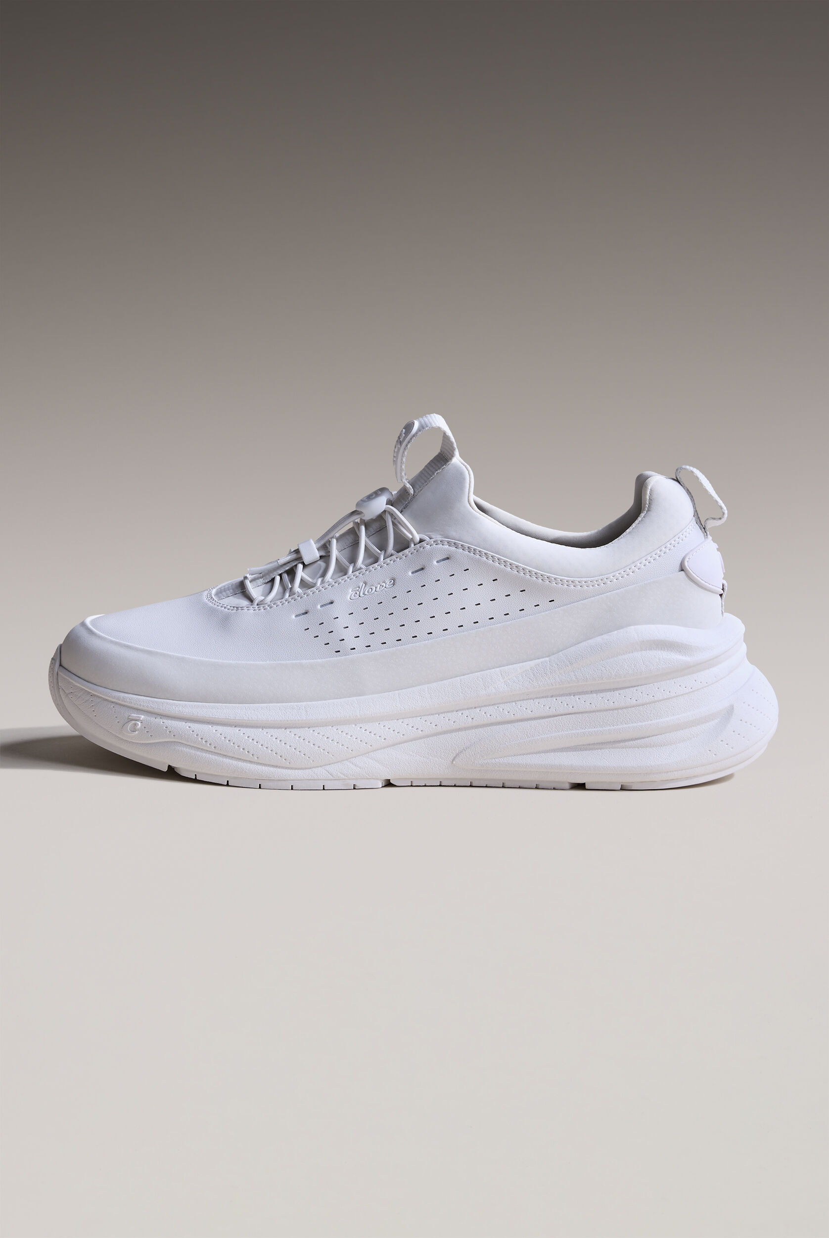 Clove Supercush™ Forte 2 Women's Brilliant White Bungee Athletic Shoe ...