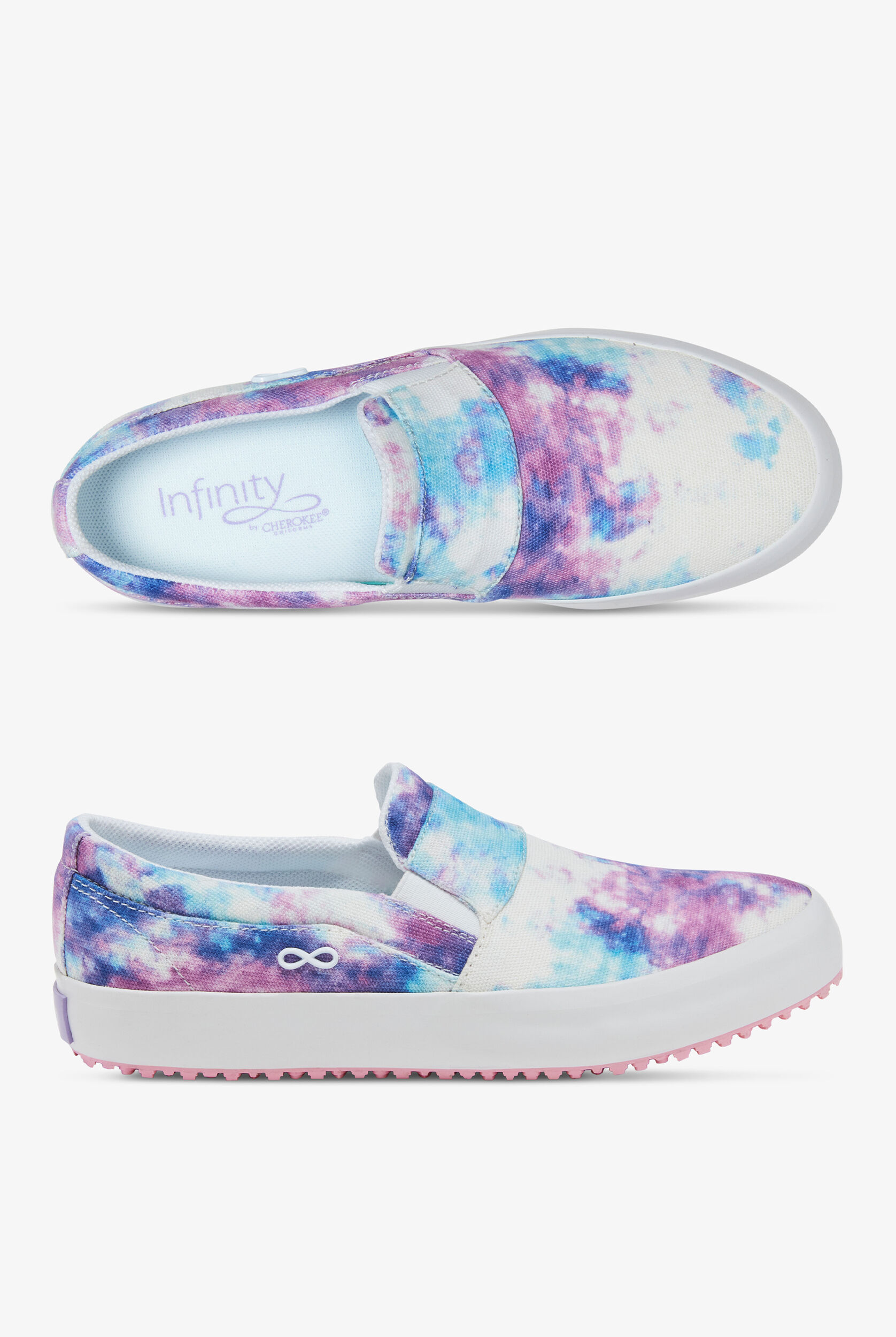 Infinity by Cherokee Women's RushTx Pastel Watercolor Athletic Lace Up ...