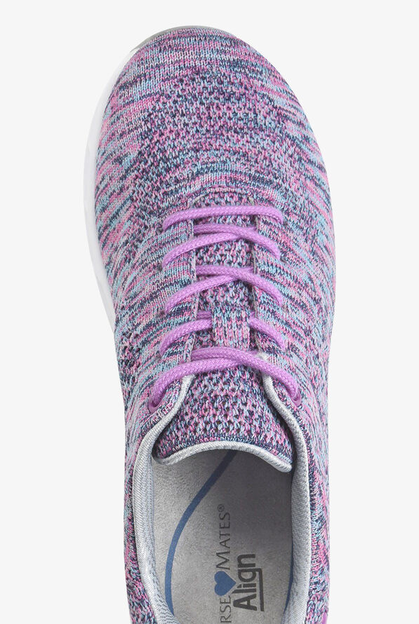 Nurse Mates Align Tabor Purple Woven Athletic Shoe, Nursing Shoes