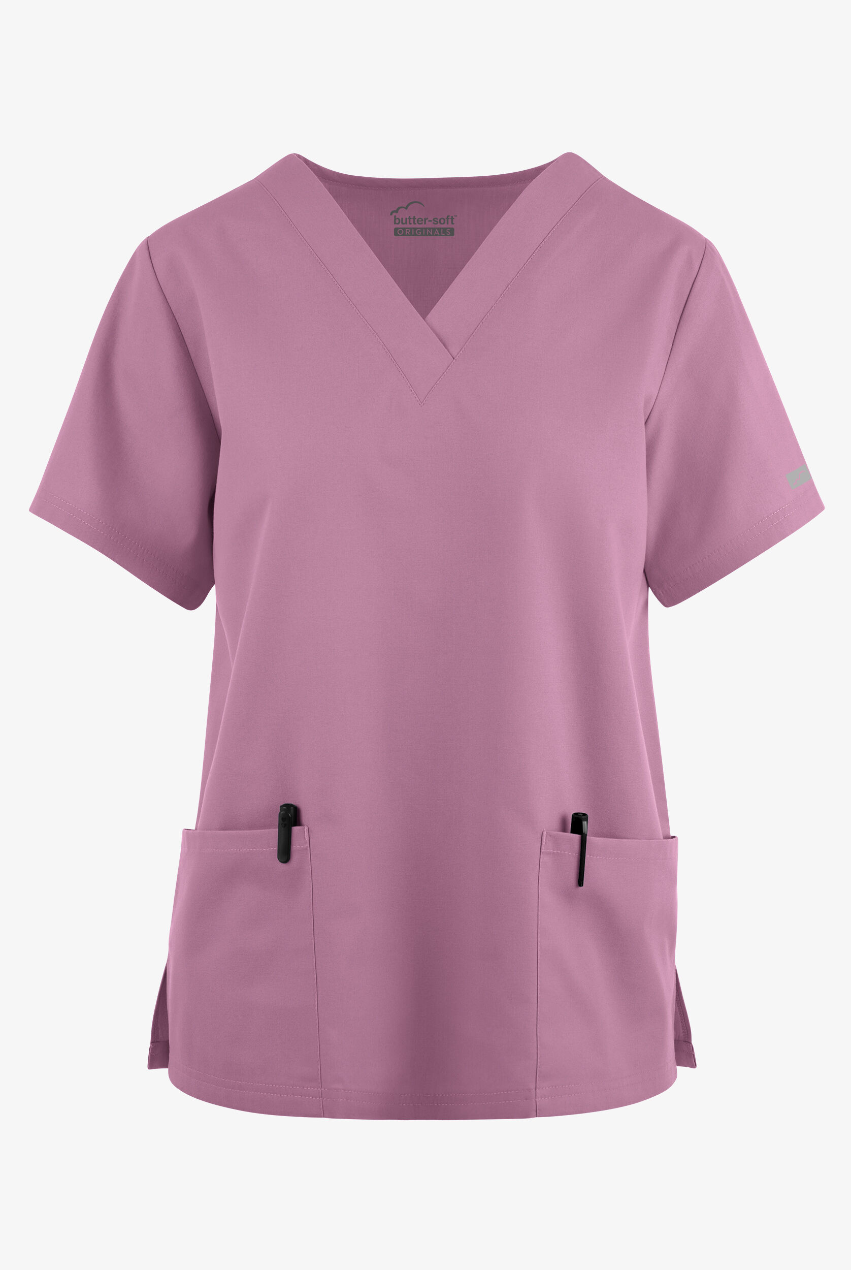 Butter-Soft Originals Women's 2-Pocket Classic Fit V-Neck Scrub Top ...