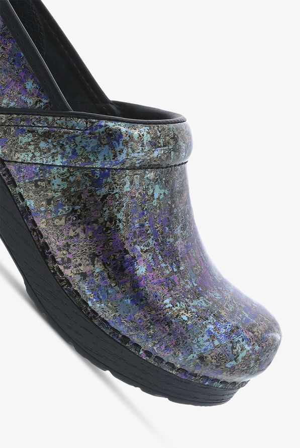 Dansko Women's Professional Metallic Ink Patent Nursing Clogs, Nursing ...