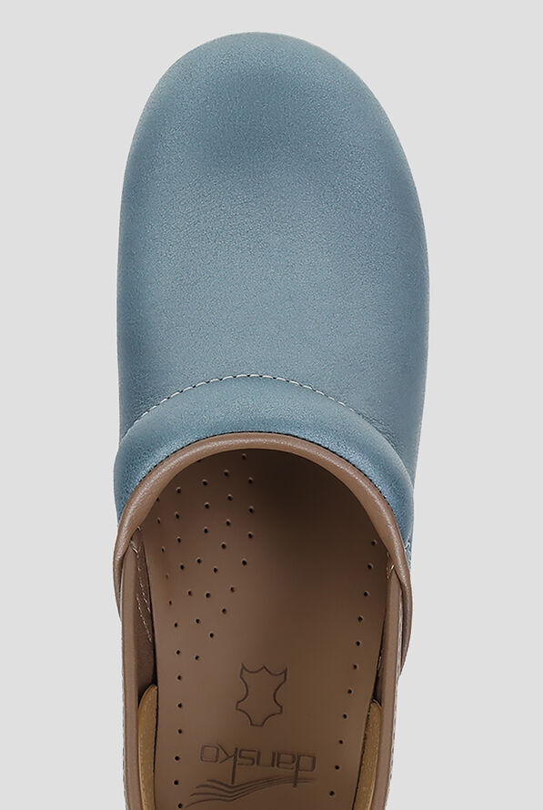 Dansko Women's Professional Blue Metallic, Nursing Clogs