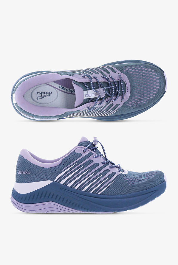 Dansko Women's Penni Denim Mesh Athletic Lace Up Nursing Shoes, Nursing ...