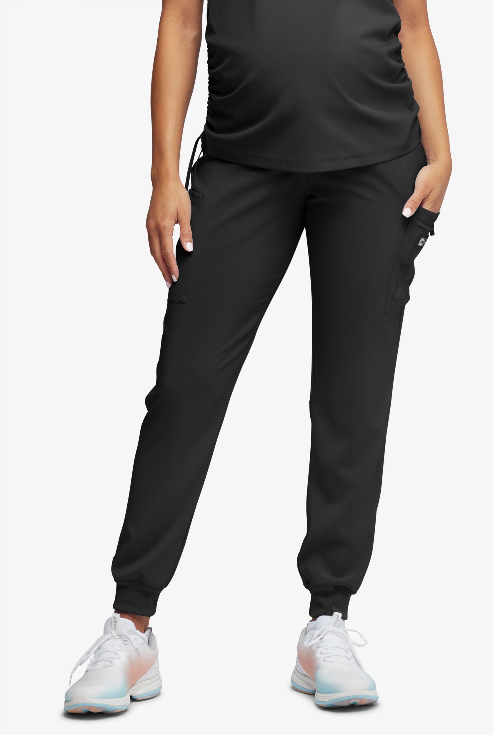 Easy STRETCH CHRISSY Maternity Tapered Leg Jogger, Maternity Scrubs