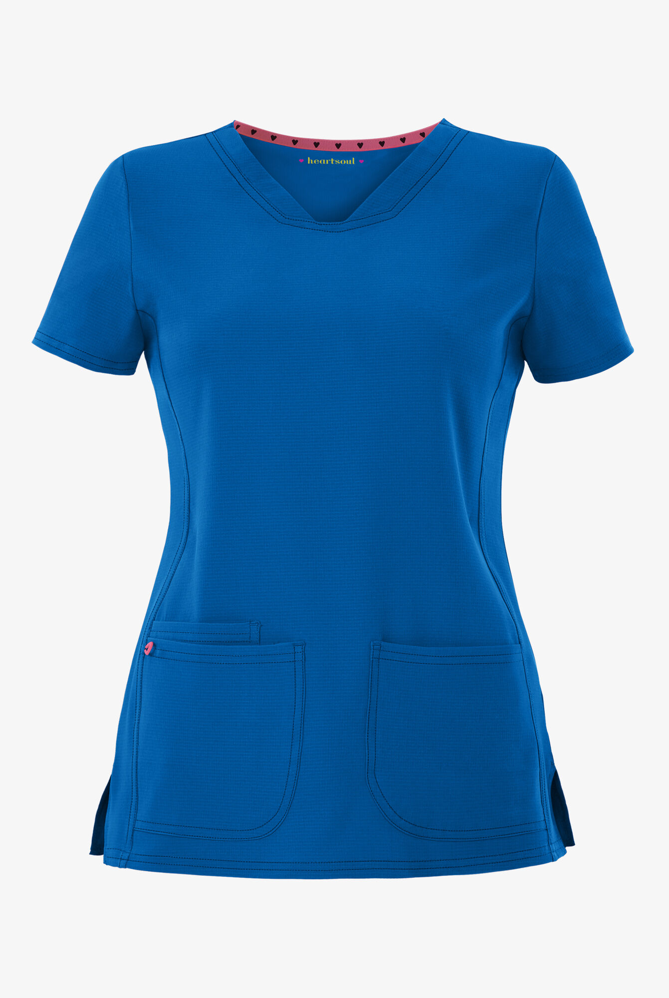 heartsoul Pitter-Pat V-Neck 20710 Top, Stretch Scrubs