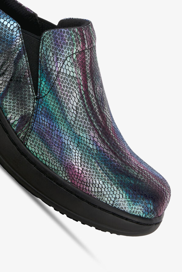 Spring Footwear Women's Winfrey Aurora Blue Multi Shoes, Nursing Shoes