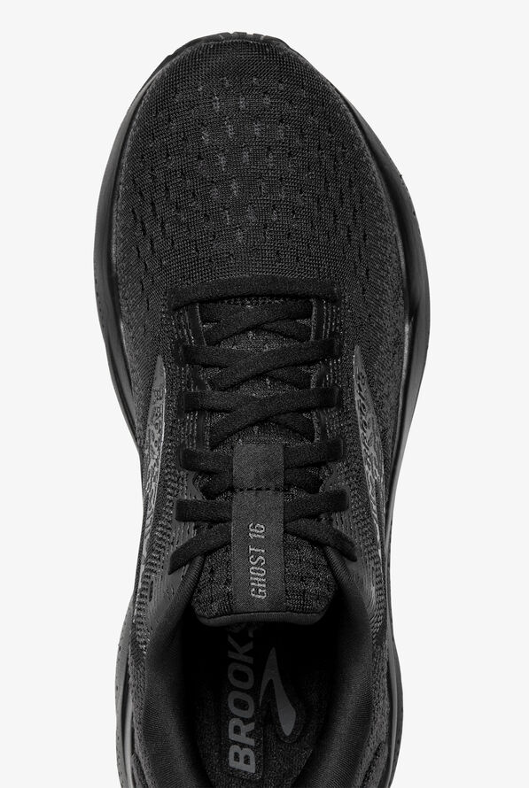 Brooks Women's Ghost 16 Black Athletic Lace Up Nursing Shoes, Athletic ...