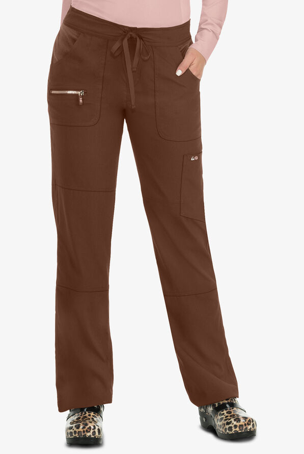 koi Lite Limited Edition Women's Peace 6-Pocket STRETCH Drawstring ...