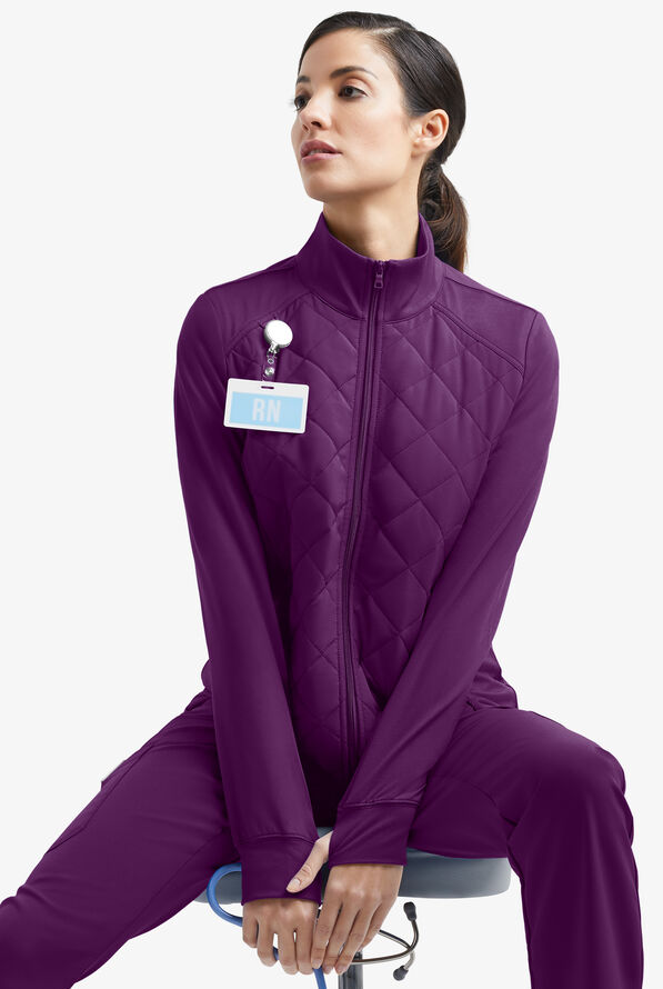 Chaqueta médica acolchada Easy STRETCH Keira con mangas largas ...