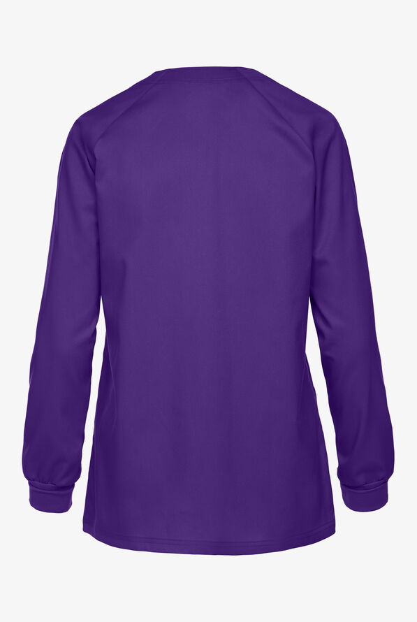 Strictly Scrubs Active Stretch JEWEL NECK JACKET W/RAGLAN SLEEVE ...