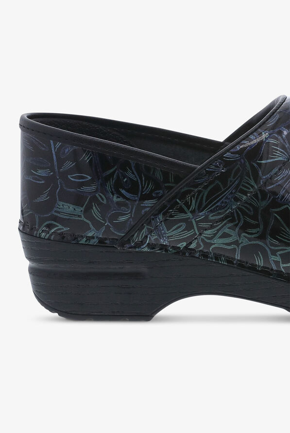 Dansko Women's Professional Tropical Leaf Patent Nursing Clogs, Nursing ...