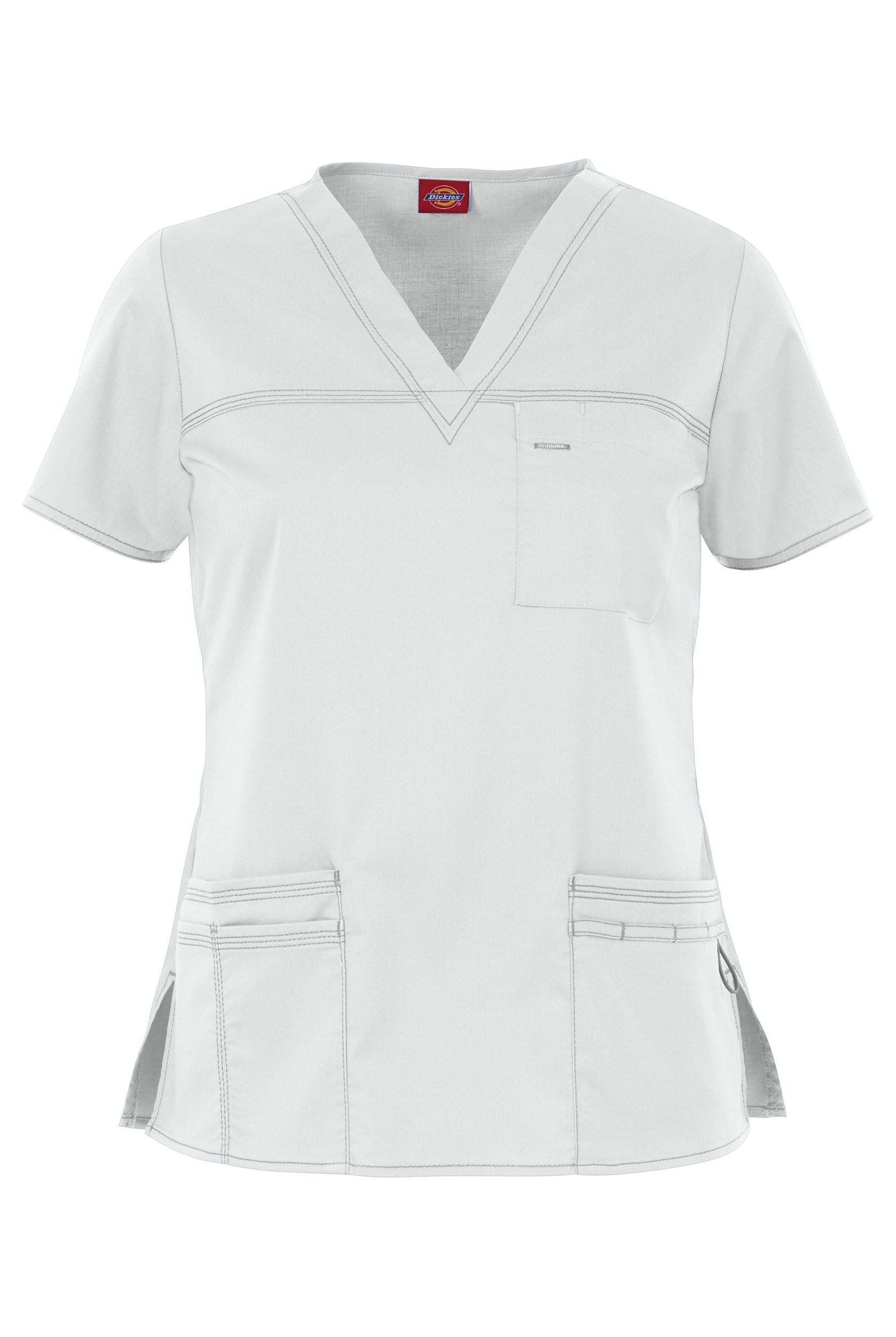 Dickies 817455 Youtility V-Neck Scrub Top, Dickies Scrubs