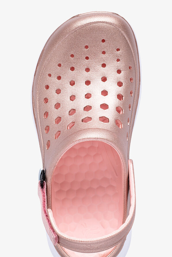 Joybees Womens Modern Metallic Rose Nursing Clog, Medical Footwear