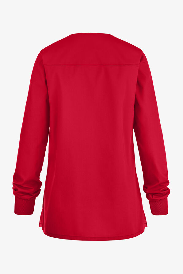 Cherokee WW Professionals Women's Snap Scrub Jacket | Spandex Scrubs