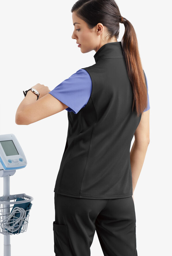 Easy STRETCH Deya Quilted Scrub Vest, Medical Vests