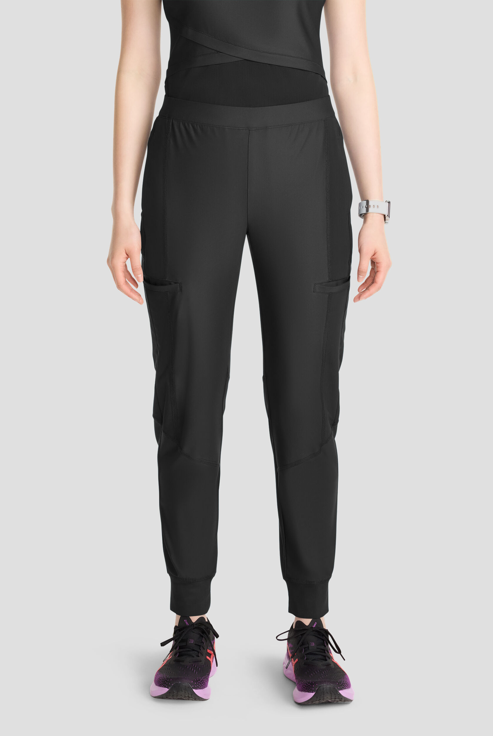 Infinity GNR8 Kinetic Knit Women's 4-Pocket STRETCH Cargo Jogger Scrub ...