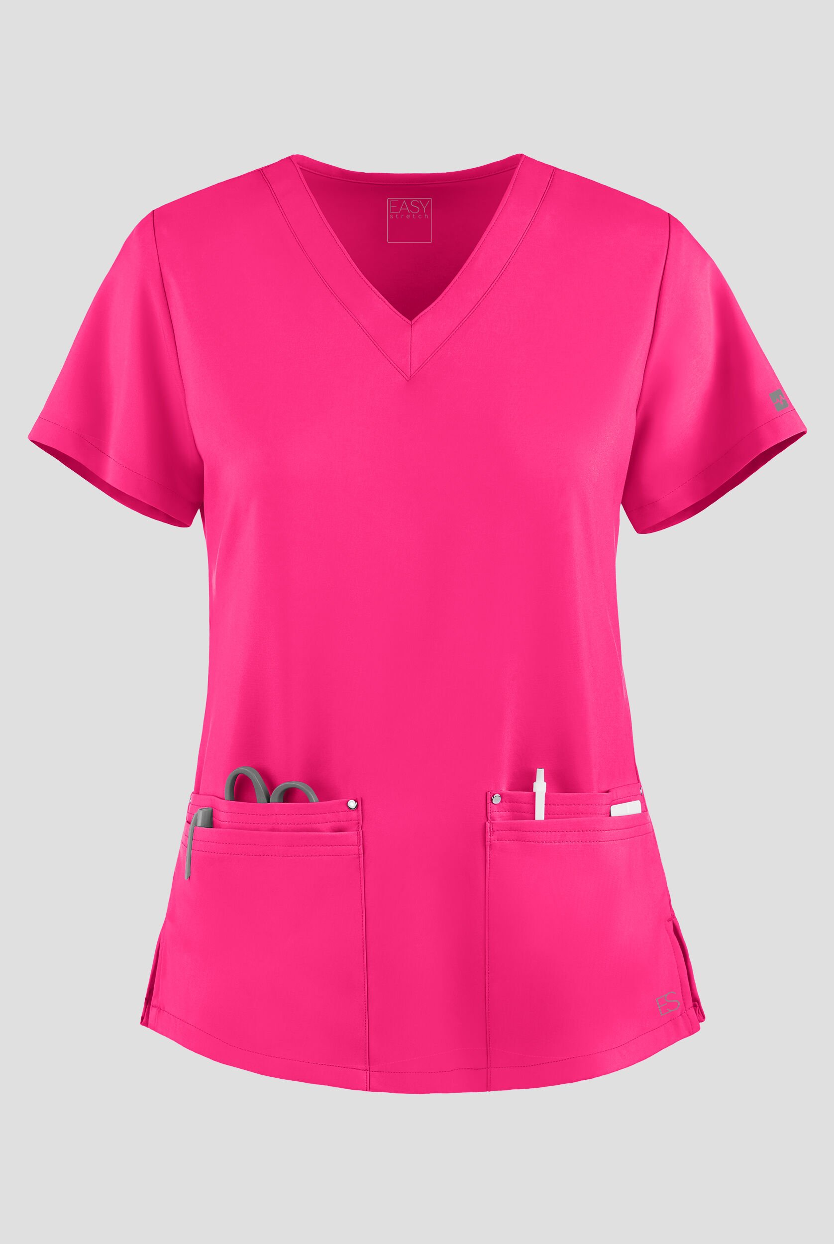 Easy STRETCH Lina Mitered Scrub Top, Stretch Scrubs