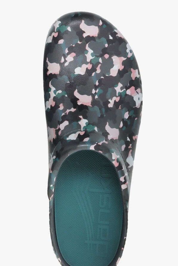 Dansko Kane Camo Lightweight Open Back Nursing Clog, Nursing Clogs