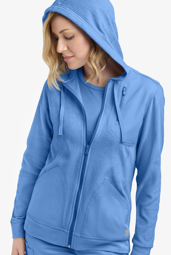 UA Butter-Soft STRETCH 4-Pocket Fleece Hoodie, Nursing Jackets