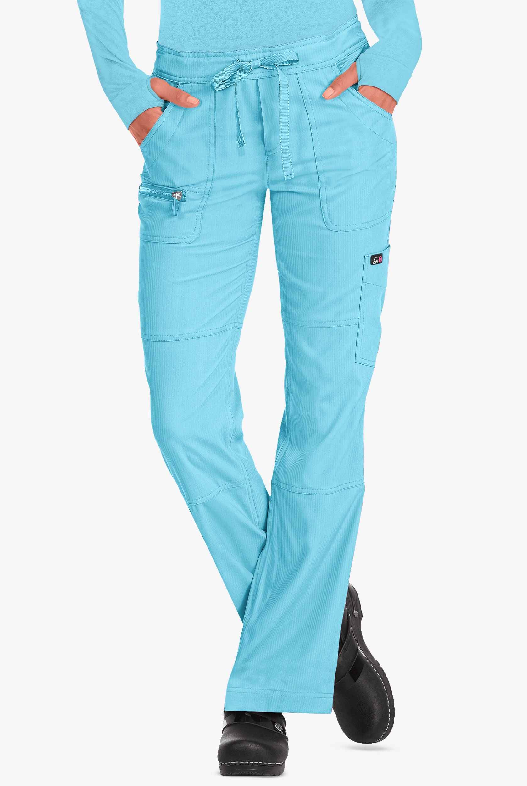 koi Lite Scrubs 721R Peace Slim Fit Pant | Drawstring Scrub Pants