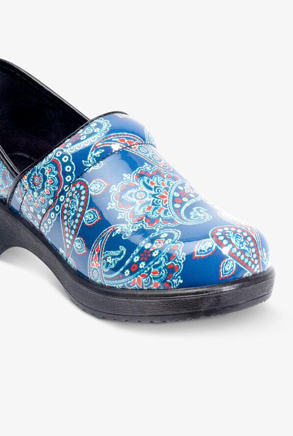 Savvy Women's Brandy Bandana Nursing Clogs, Non-Slip Shoes