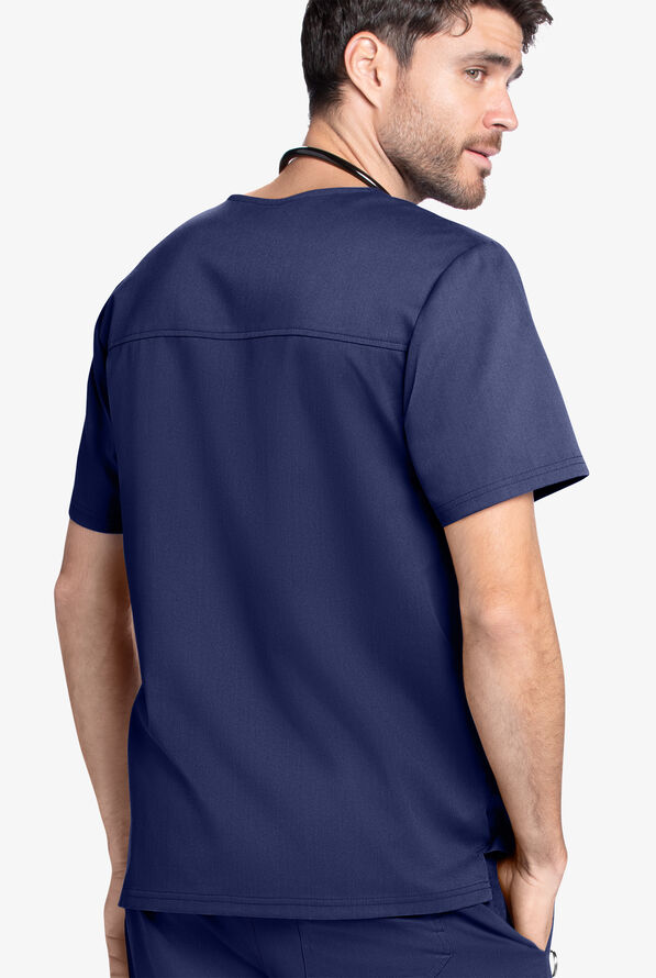 Grey's Anatomy Classic Scrubs Men Crossover V-Neck Top, Nursing Scrubs