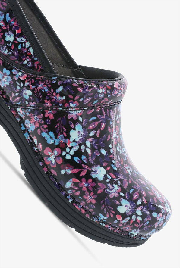 Dansko Women's LT Pro Ditsy Floral Patent Nursing Clogs, Nursing Shoes