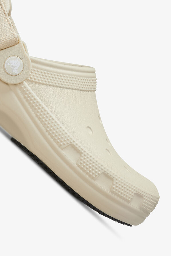 Crocs Unisex Classic Work Bone Clogs, Nursing Clogs