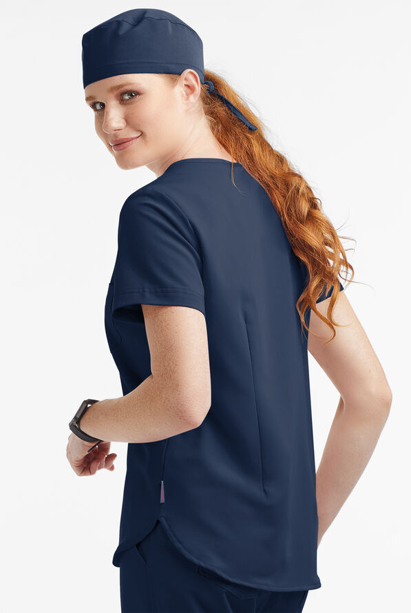 MOVEMENT by Butter-Soft Women's Ceti V-Neck Tuck-In Top,Medical Scrubs
