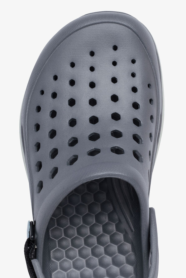 Joybees Unisex Modern Charcoal/Light Nursing Clogs, Nursing Clog