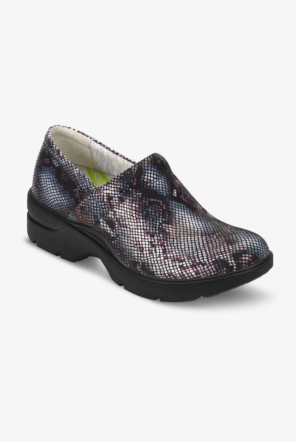Nurse Mates Align Indigo Snake Indya Clogs, Medical Footwear