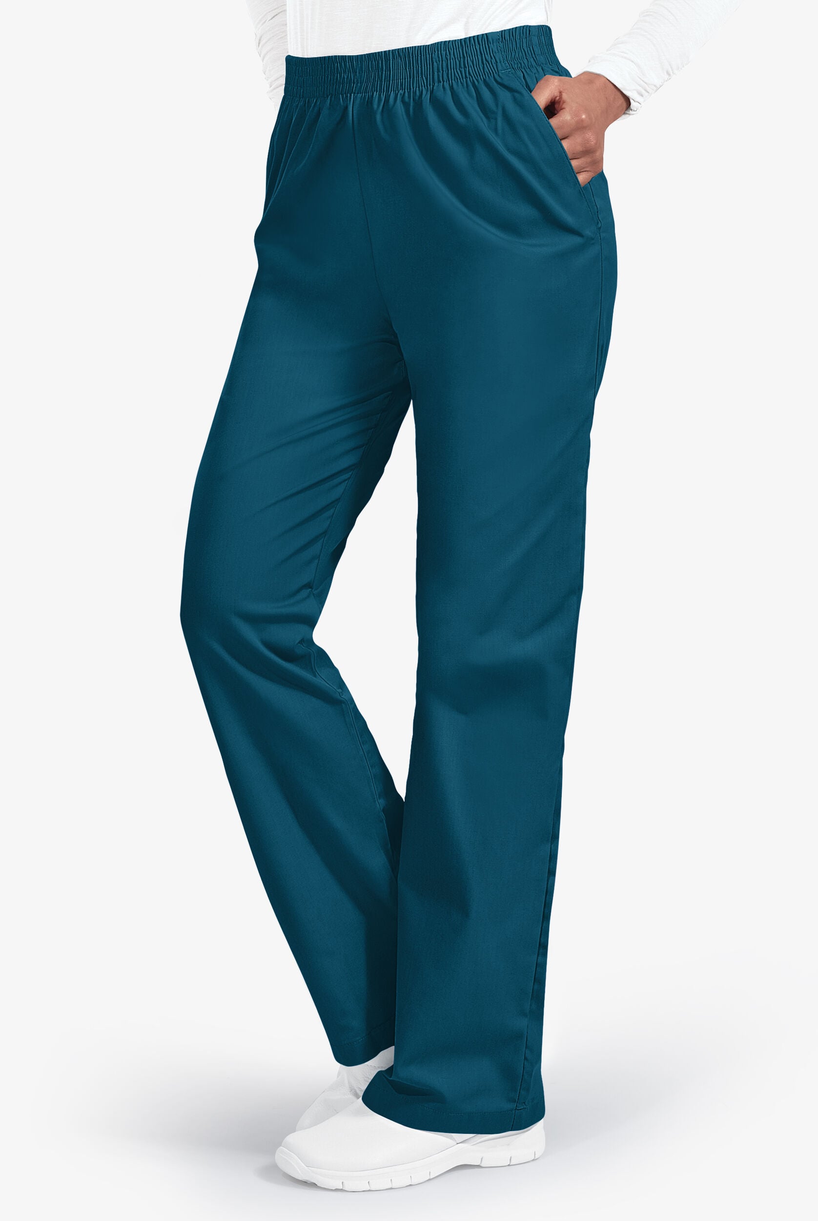 Butter Soft Women's Tall Elastic Waist Scrub Pants at Uniform Advantage