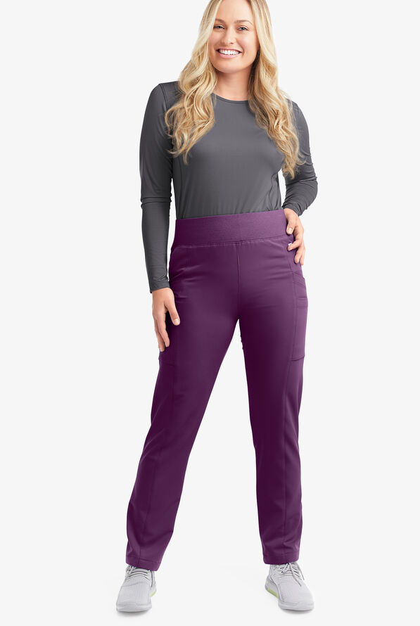 ReSurge by Butter-Soft Sapphire Women's 6-Pocket Yoga Scrub Pants ...