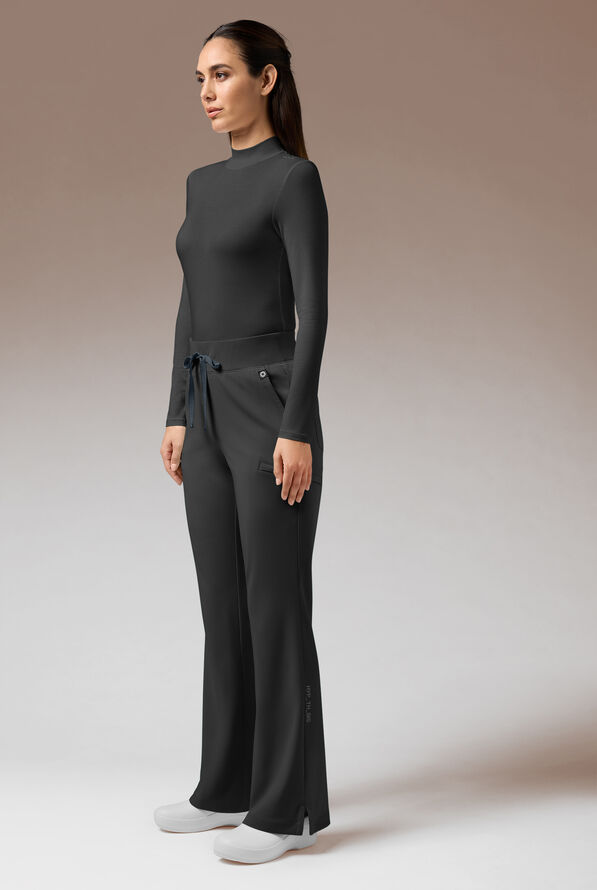 Hypothesis Meta Fl_Pant Women’s Petite Flare Leg Cargo Pant, Cargo Pants