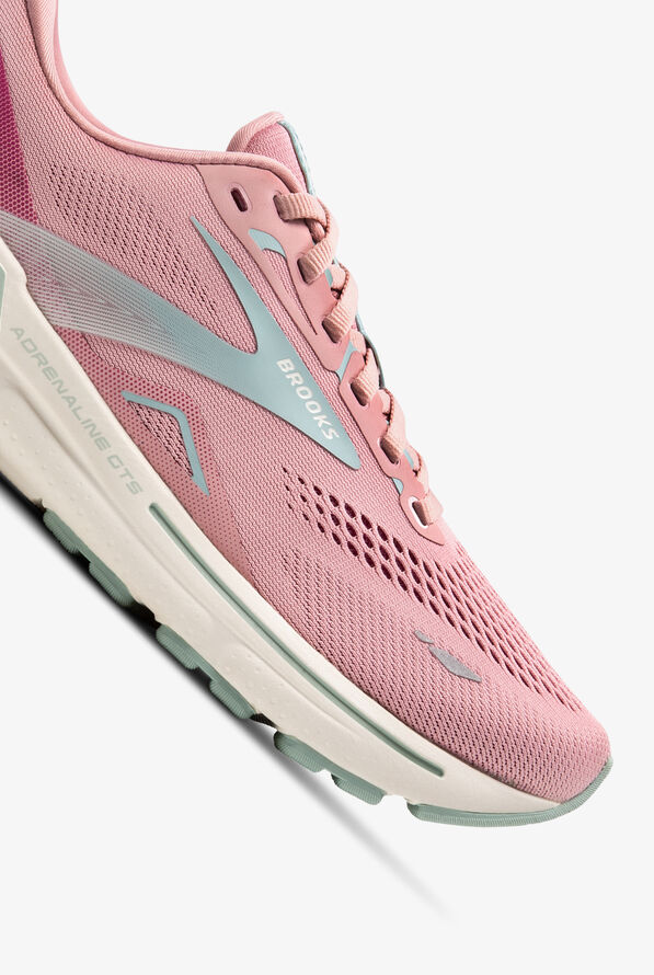 Brooks Women's Adrenaline GTS 23 Zephyr/Blue/Coconut Athletic Lace Up ...