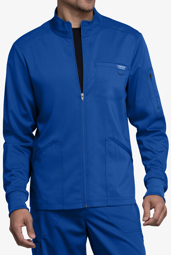 Cherokee Workwear Revolution Men's Scrub Jacket, Nursing Jackets