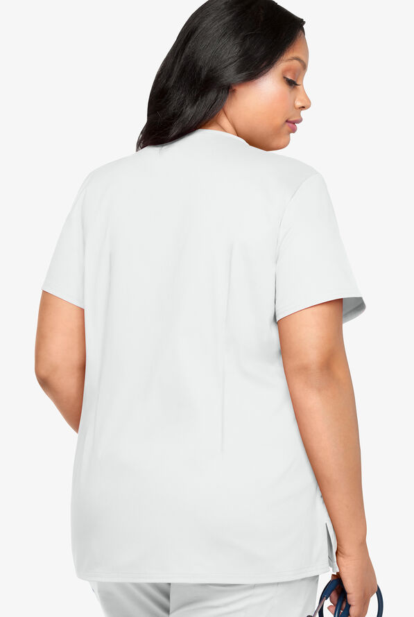 UA Butter-Soft STRETCH Plus Size V-Neck Scrub Top | Plus Size Scrubs