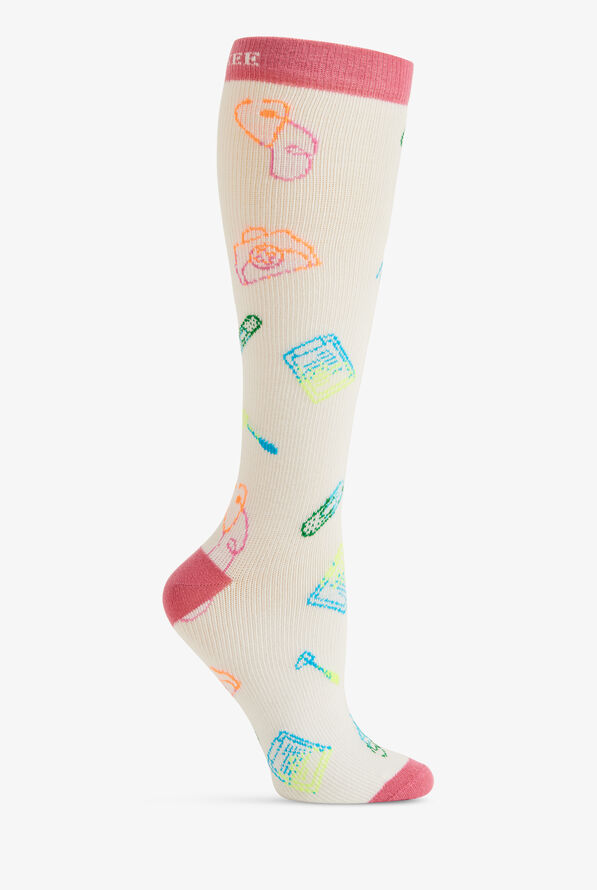 Cherokee Caring Essentials Women's 10-15 mmHg Light Compression Socks ...