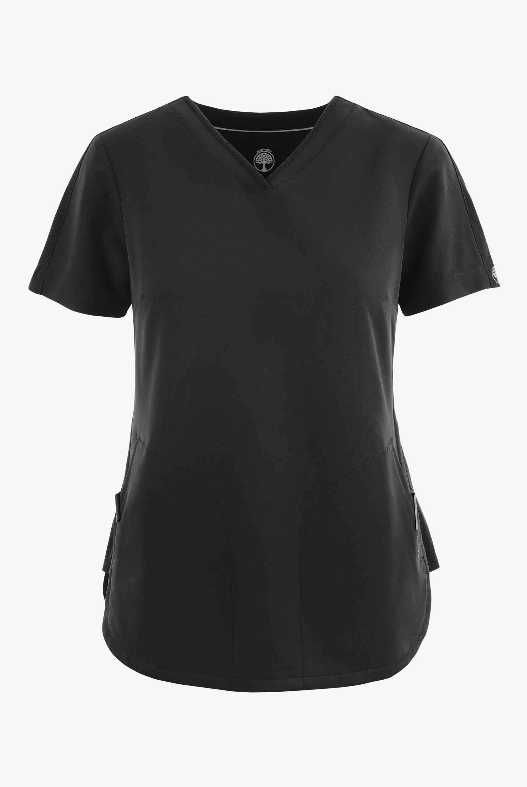 Healing Hands 360 Skyler Women's 2-Pocket STRETCH Race Stripe V-Neck ...