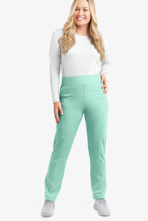 ReSurge by Butter-Soft Sapphire Women's 6-Pocket Yoga Scrub Pants ...