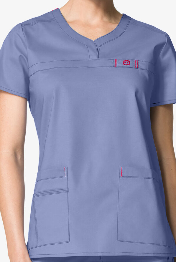 WonderWink WonderFLEX Patience Scrub Top | Stretch Scrubs