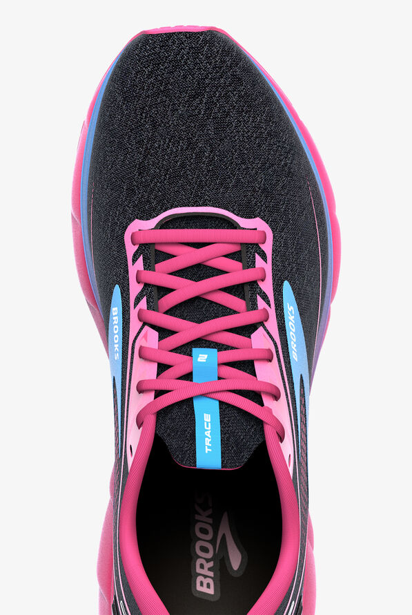 Brooks Women's Trace 2 Black/Marina/Lilac Rose Athletic Lace Up Nursing ...